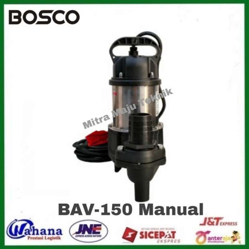 Jual Pompa Celup Bossco BAV-150 Manual Pompa Celup Air Kotor Bossco BAV ...