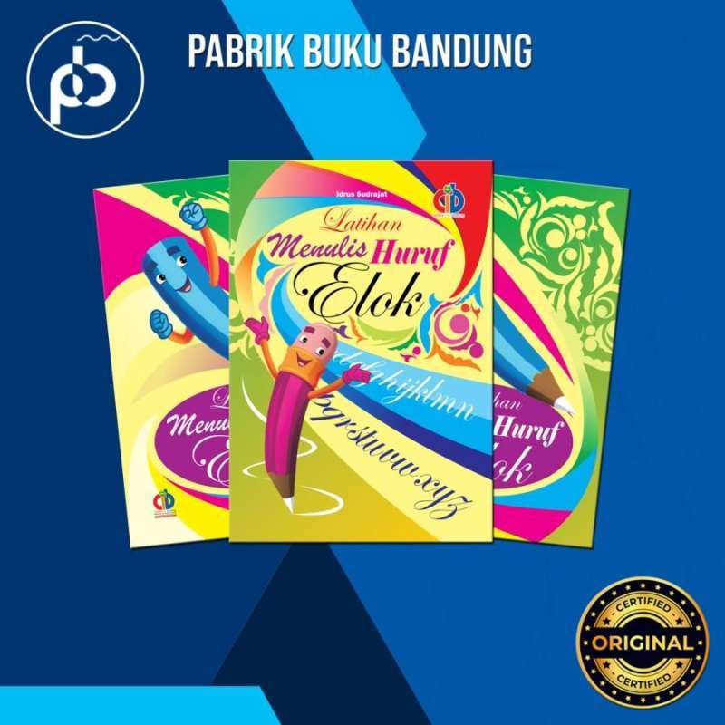 Jual Latihan Menulis Huruf Elok di Seller Pabrik Buku Bandung - Kab ...