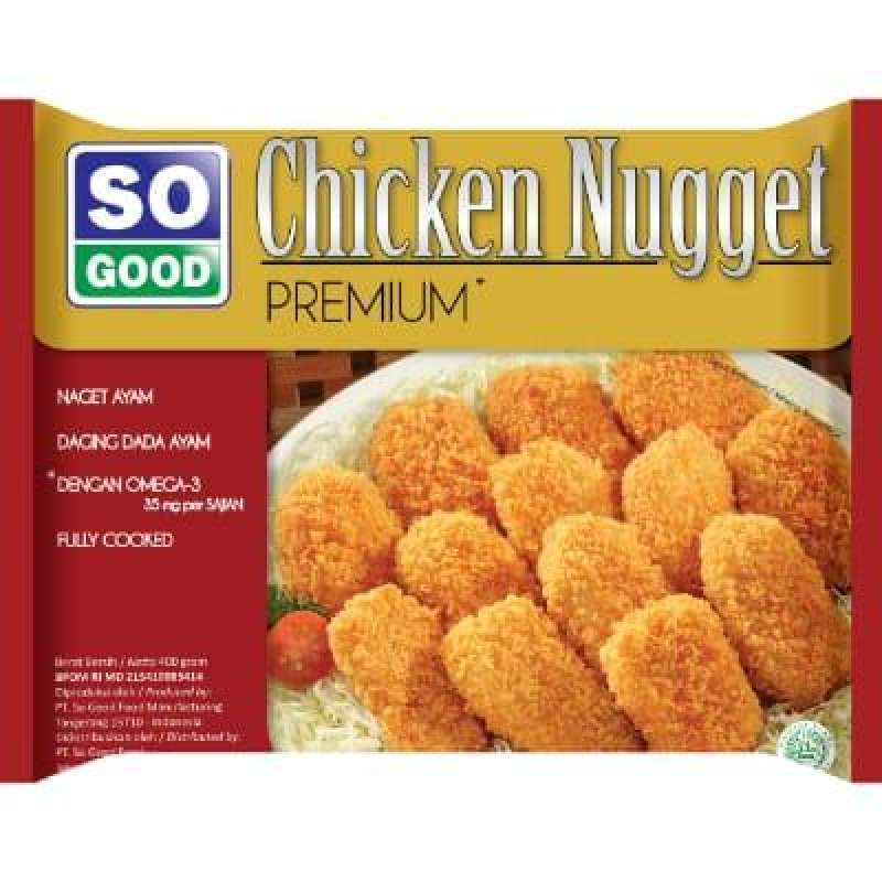 Jual SO GOOD Chicken Nugget Premium [400 g] di Seller Alfamidi Official ...
