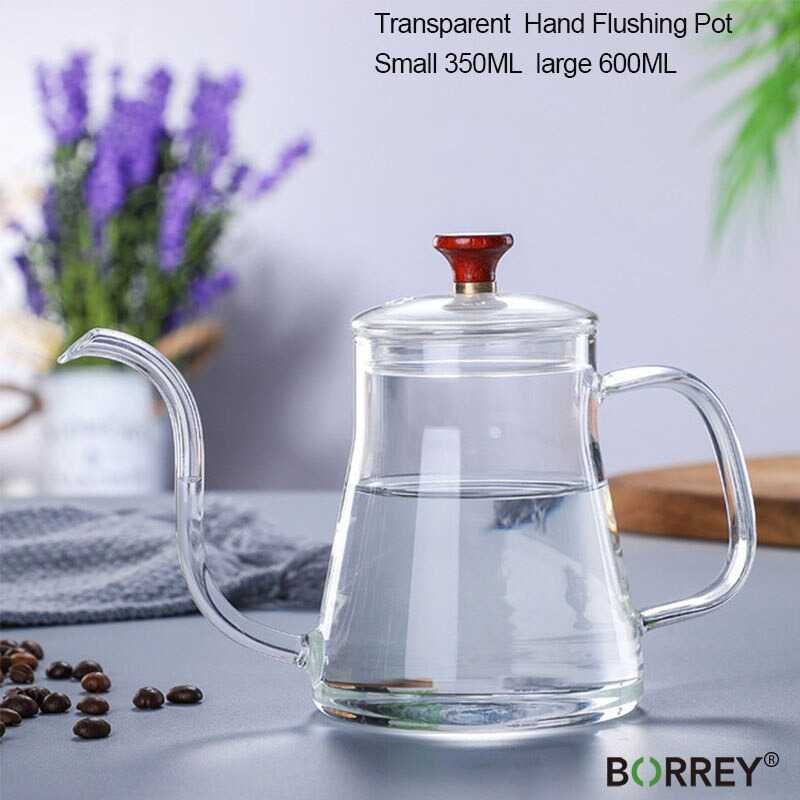 Jual GLO - BORREY Teko Pitcher Teh Kopi Jus Borosilicate Glass Leher ...