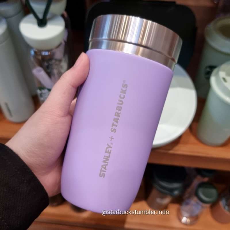 Promo Starbucks X Stanley Cherry Blossom 2022 Lilac Purple Tumbler ...