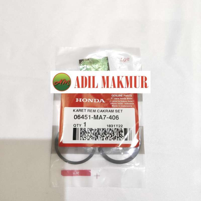 Jual SEAL SIL KARET ORING SET PISTON KALIPER CALIPER REM BELAKANG 06451-MA7-406 BLADE CS1 SONIC ...