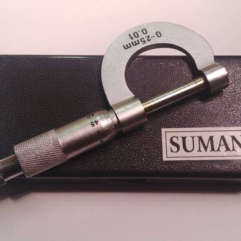 Jual Outside Micrometer Jarak 0-25 x 0.01 - Micro Meter Luar Alat ...