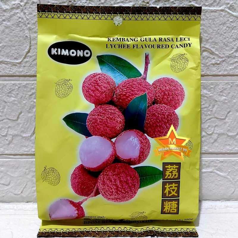Jual PERMEN KIMONO RASA LECI 150gr | LYCHEE FLAVOURED CANDY | KEMBANG ...