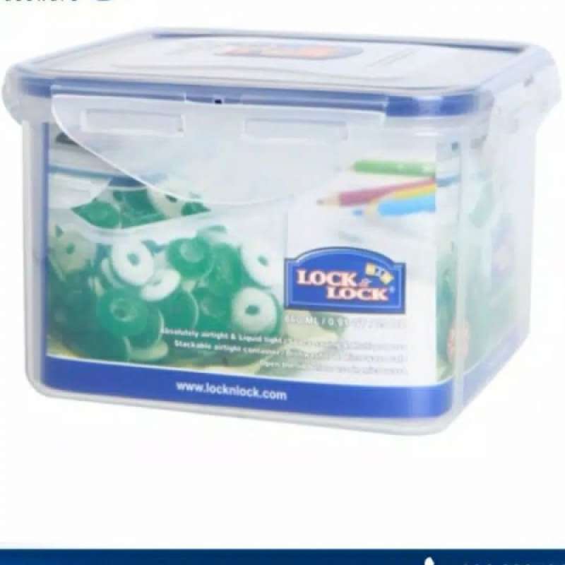 Jual Free Ongkir Lock&Lock Square Tall Food Container 860Ml Lock & Lock ...