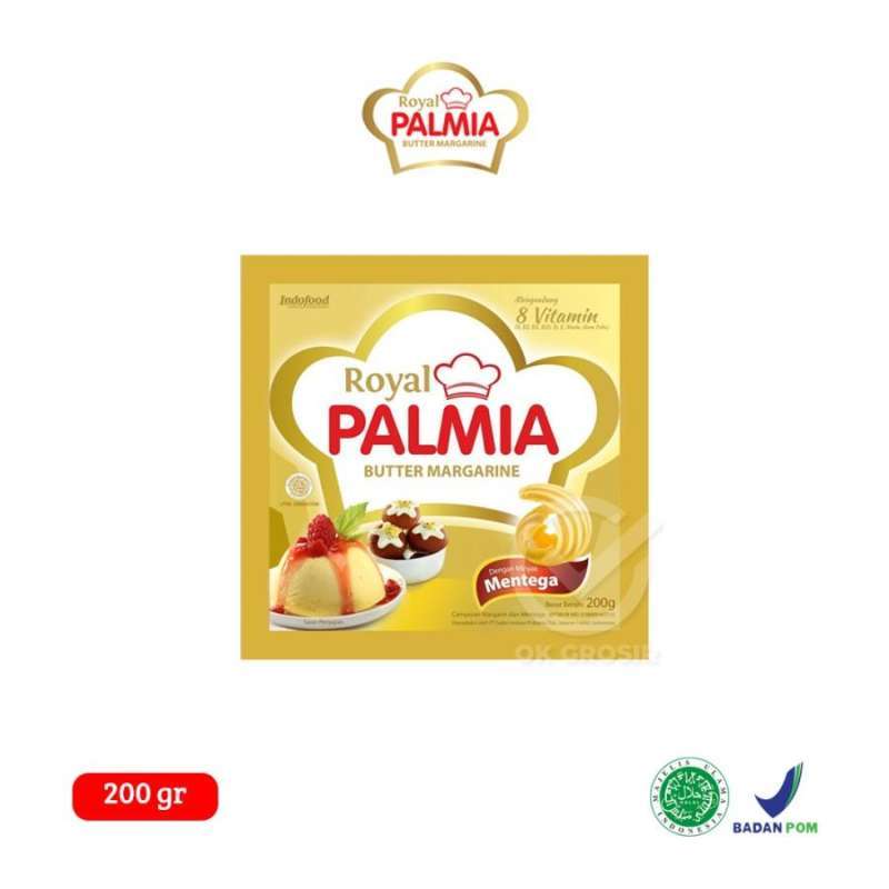 Jual Royal Palmia Butter Margarin Sachet (200 gr) di Seller OKGROSIR ...