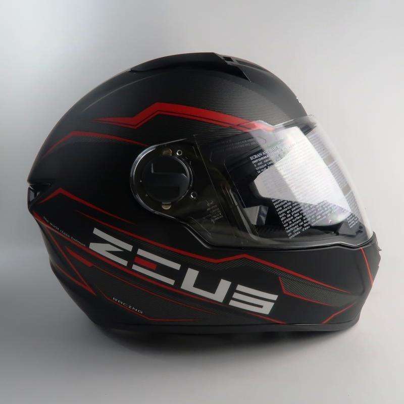 Jual Helm Full Face Zeus 811 AL 12 Techno Red Bk Matt di Seller ...