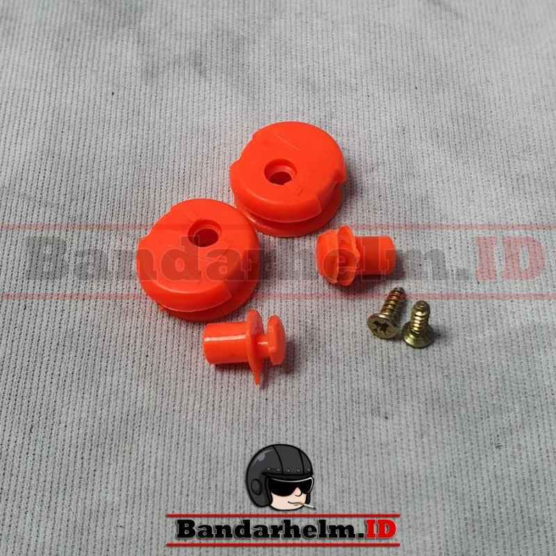 Jual Push Pin + Dudukan Tear Off Helm Fullface Halfface Universal ...