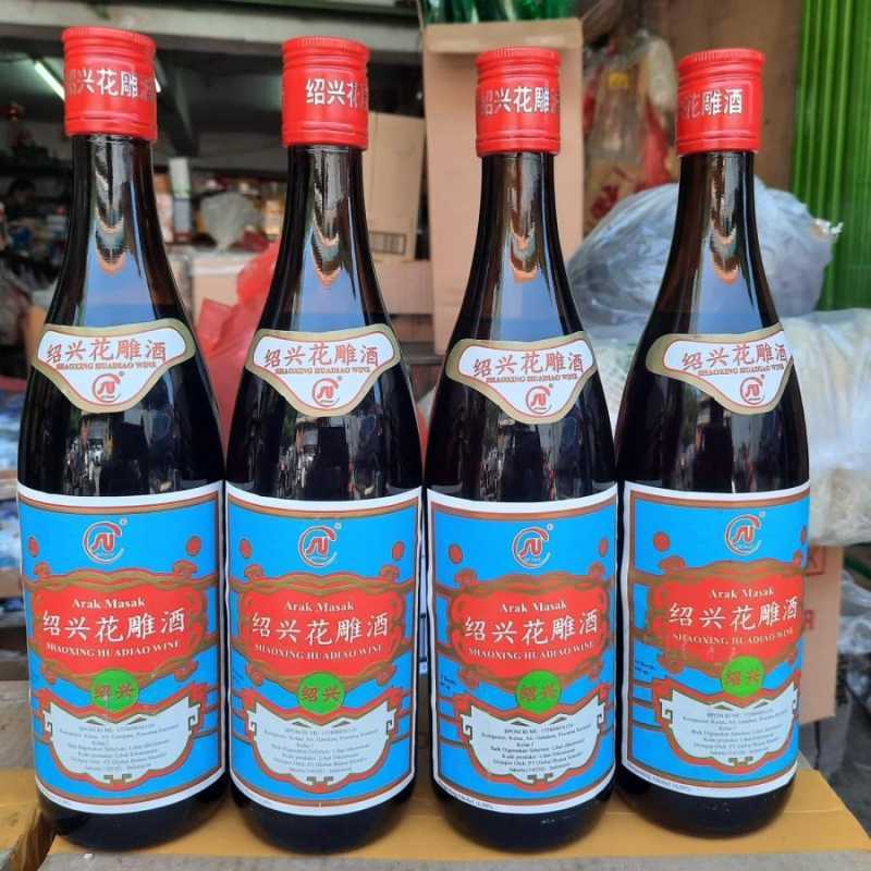 Jual Arak Masak Shao Xing Huadiao Su Brand 640ml X 12 Gosend / Grab ...