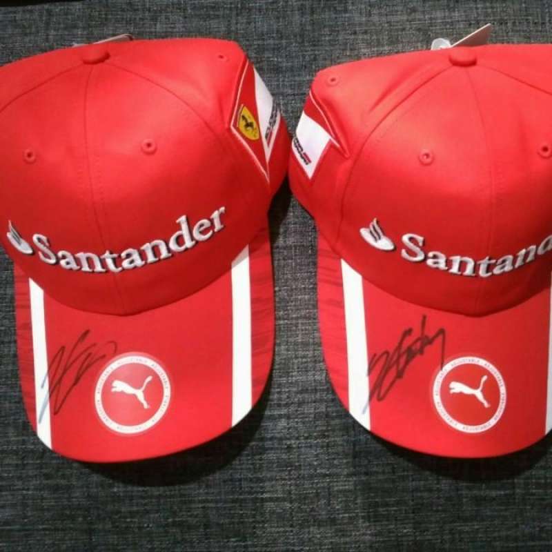 Jual Topi F1 Ferrari Tanda Tangan Asli Charles Leclerc Original di ...