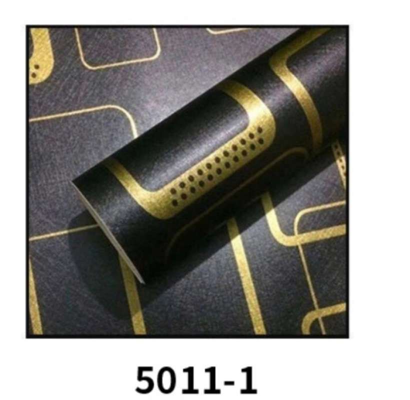 Promo Murah Wallpaper sticker hitam bermotif ukuran 45cm x 10m Diskon 5 ...