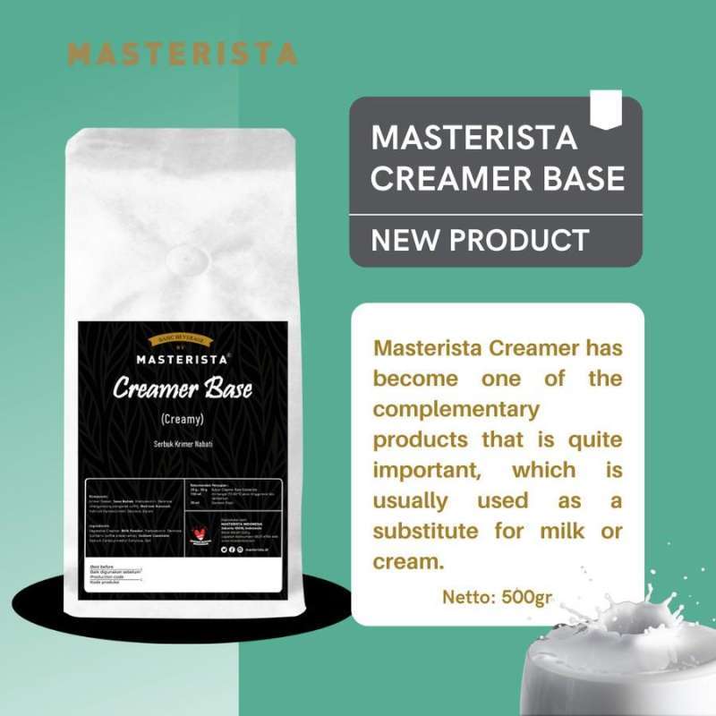 Jual Masterista Bubuk Krimer Creamer Base Non Dairy (500 Gr) Di Seller ...