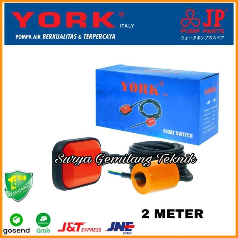 Jual Float Switch York 2 Mtr Kabel Autometic Pompa Celup Dan Toren di ...
