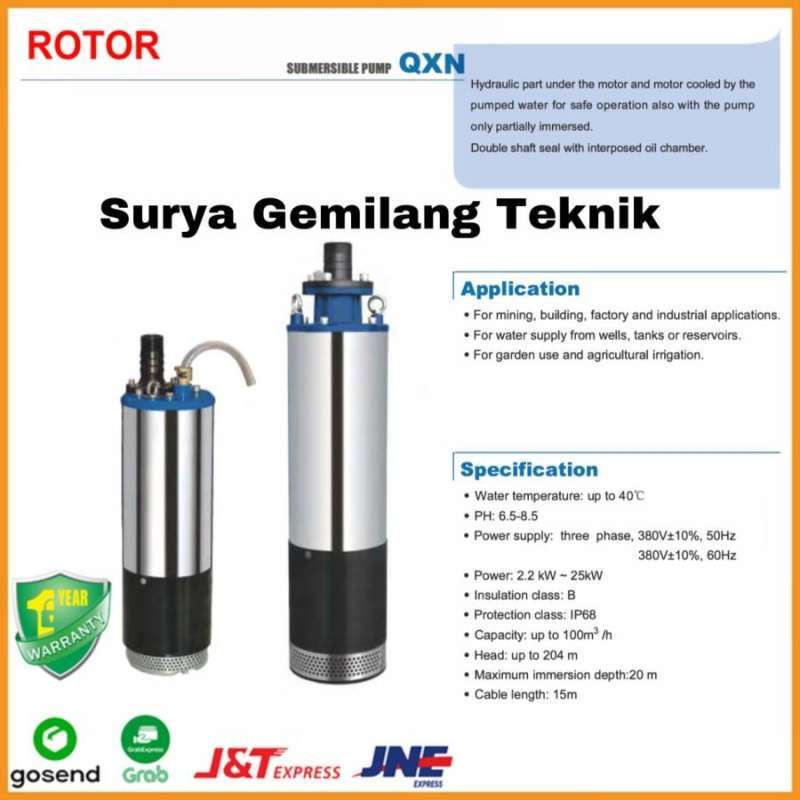 Jual Tambang Pompa Air Submersible Original, Murah & Diskon Juni 2024 ...