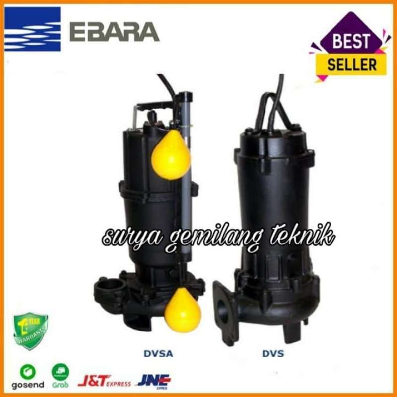 Jual Pompa Celup EBARA 50DVSA51.5 Pompa Submersible Ebara 2Hp 3Phase Auto di Seller Surya ...