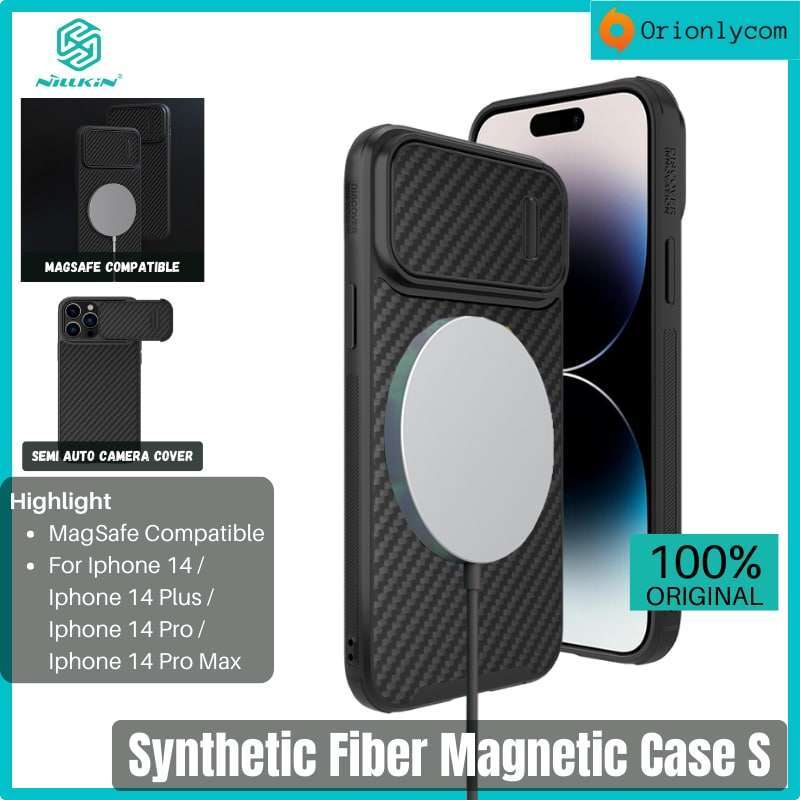 Jual Case Iphone 14 / Plus / Pro / Pro Max NILLKIN Synthetic Fiber S ...