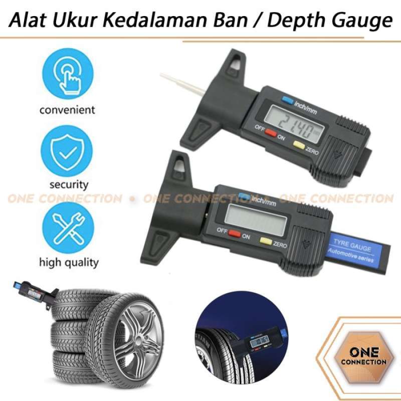 Promo LCD Digital Wheel / Tire Tread Depth Gauge / Alat Ukur Kedalaman ...