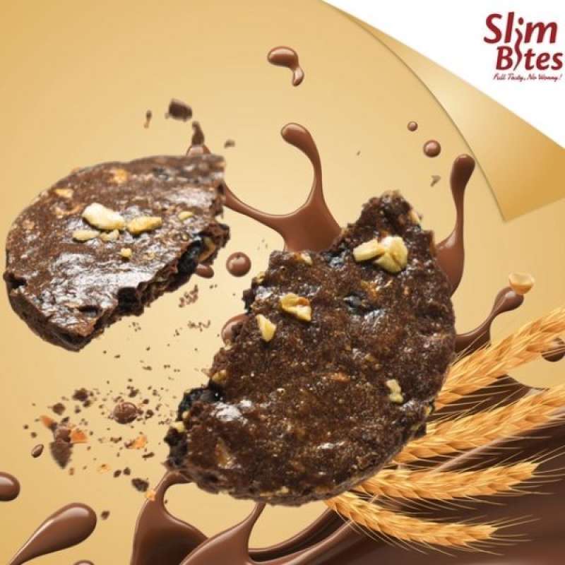 Jual Slim Bites Oat Choco Almond 176gr (isi 8 Pack) By Ina Cookies Di ...