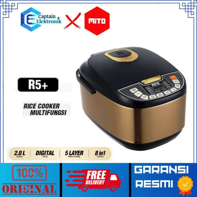 Jual Mito R5 Plus Digital Rice Cooker R5+ 8 In 1 Kapasitas 2 Liter ...