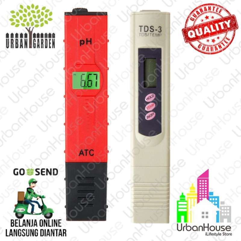 Jual Set Ph Meter Dan Tds Meter Alat Ukur Air Minum Aquascape Aquarium ...