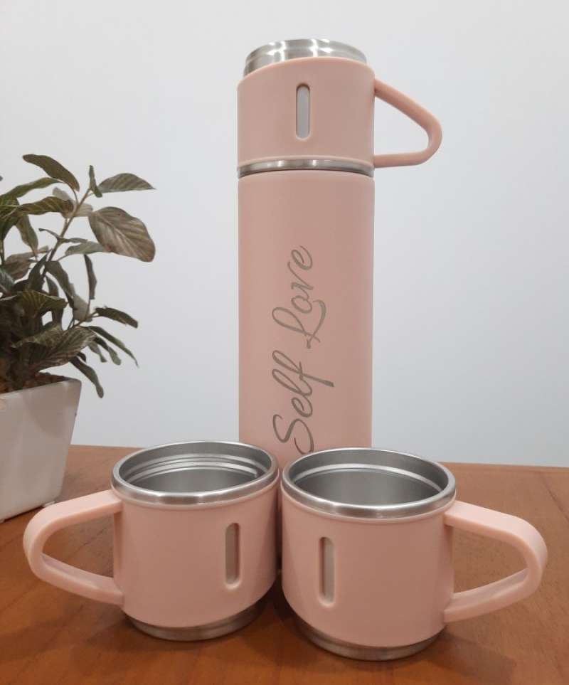 Jual Opsy Stuff-botol Air Minum Tumbler Vacuum Flask Set 500ml-termos ...