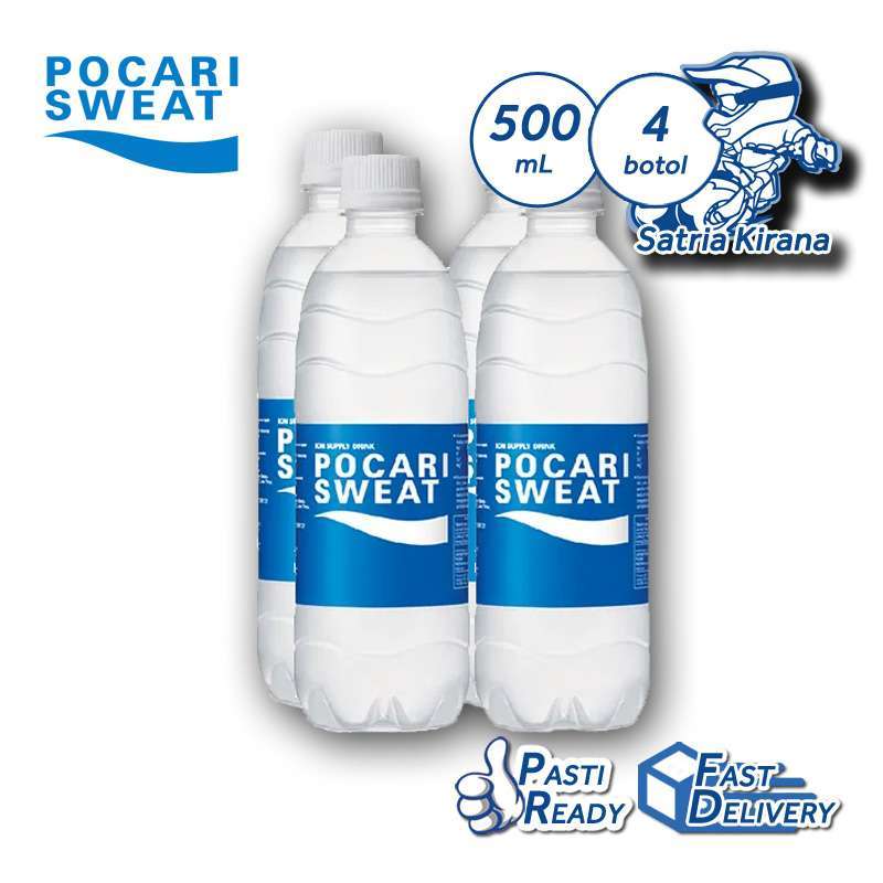 Jual Pocari Sweat [500 mL x 4 Botol] Minuman Isotonik di Seller Satria Kirana FBB - Gudang ...