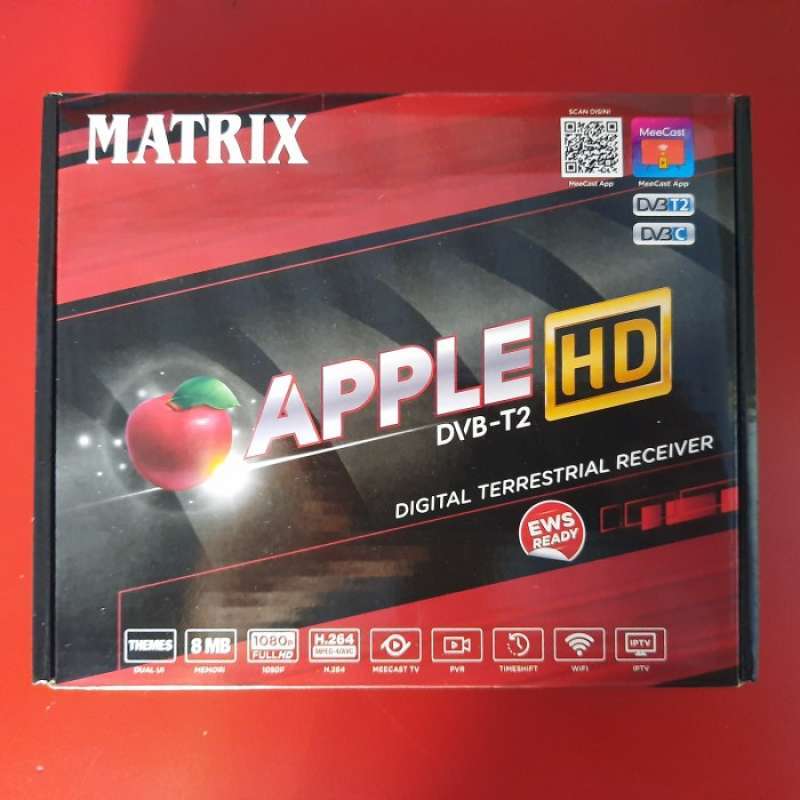 Jual Set Top Box Matrix Apple Dvb-t2 Full Hd 1080p Digital Tv Receiver ...