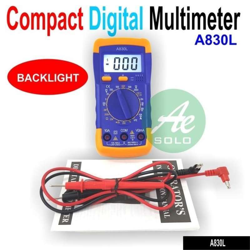 Jual Compact Digital Multimeter Multitester Avo Meter A830l Di Seller ...