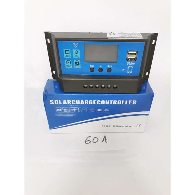 Promo Solar Charge Controller Pwm Panel Tenaga Surya 10A-60A / 12V ...