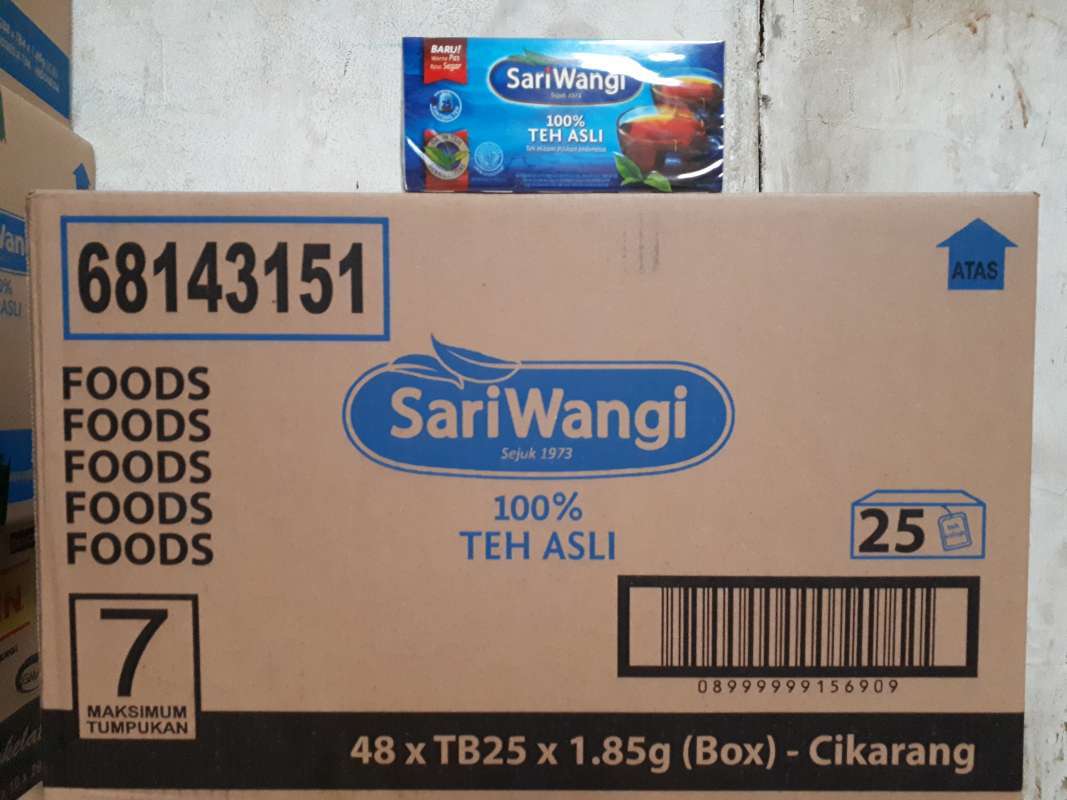 Jual Sariwangi Teh Asli [1.85 G X 25 Pcs X 48 Box] Karton Di Seller ...
