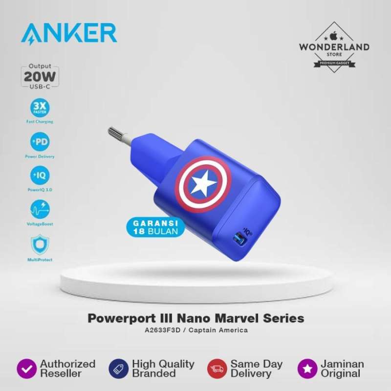 Jual Anker Adaptor PowerPort III Nano 20W USB-C Super Fast iPhone13 ... Jual Anker Adaptor PowerPort III Nano 20W USB-C Super Fast iPhone13 ...