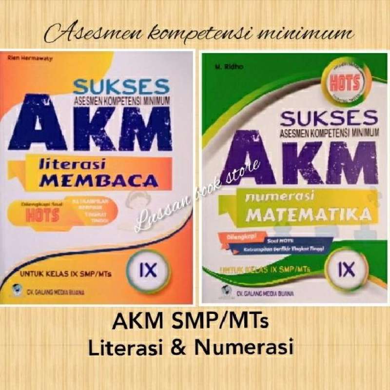 Jual Buku Akm 3 Smp/mts Kelas 9/ix Literasi & Numerasi Di Seller Lussan Book Store - Rawa Bunga ...