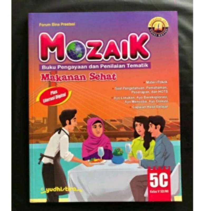 Jual Buku Mozaik 5a,5b,5c,5d,5e Kelas 5 Sd Edisi K13 Revisi. Yudhistira ...