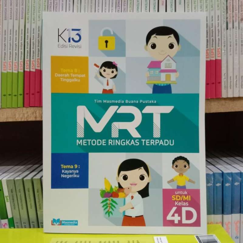 Jual Buku MRT 4A,4B,4C,4D untuk SD kelas 4 edisi K13 revisi. Masmedia ...