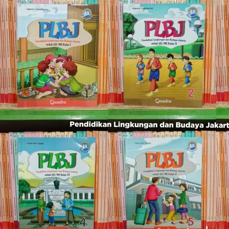 Jual PLBJ SD kelas 1,2,3,4,5,6 edisi K13 penerbit Quadra. Muatan Lokal ...