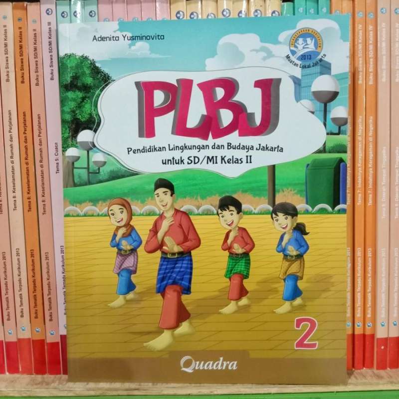 Jual PLBJ SD kelas 1,2,3,4,5,6 edisi K13 penerbit Quadra. Muatan Lokal ...