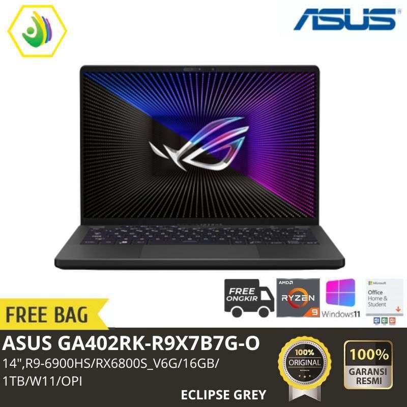 Jual ASUS ROG GA402RK-R9X7B7G-O 14inc,R9-6900HS.RX6800S_V6G.16GB.1TB ...