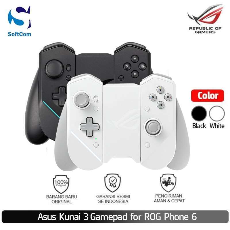 Jual Asus ROG Kunai 3 Gamepad for ROG Phone 6 Original - Black di ...