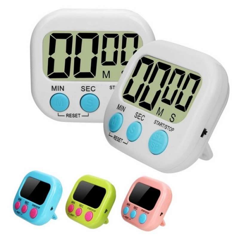 Promo Timer masak Digital Jam pewaktu Alarm dapur Cooking Stopwatch ...