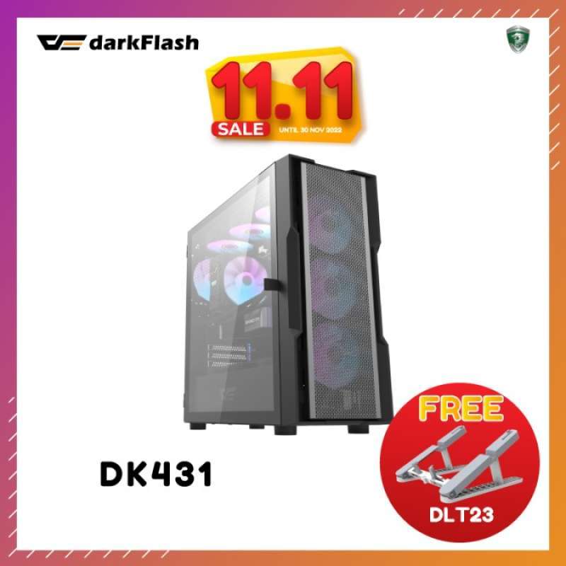 Jual darkFlash DK431 ATX PC Casing [+ 4 A-RGB Fan] - Multivariasi ...