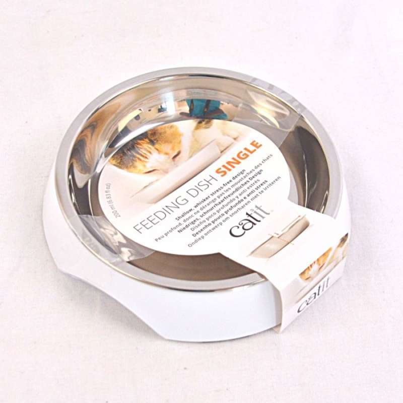 Jual Hagen Tempat Makan Kucing Catit Feeding Dish Single 200Ml di Seller Widya Planet Shop ...