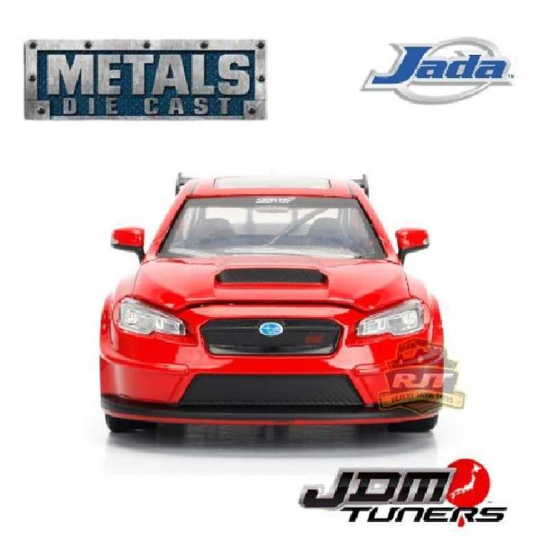Jual Jada 1:24 2016 Subaru Wrx Sti Widebody Red Jdm Tuners Metals ...