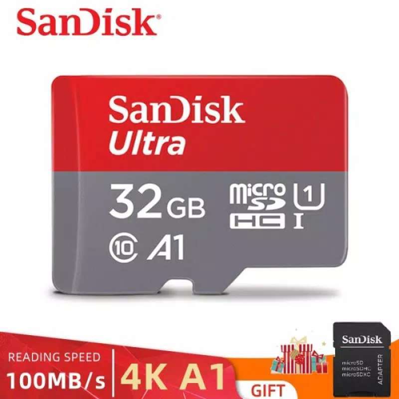 Promo Tanpa Merk Micro Sd 64gb/128gb/256gb Kartu Memori 100mb/s Ultra ...