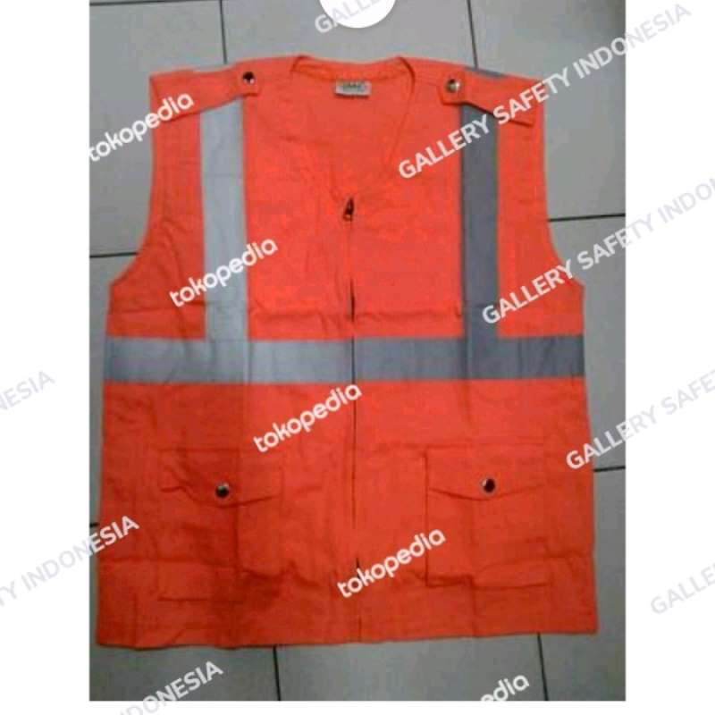 Jual Rompi Safety/ Rompi Kerja/ Rompi Proyek Bahan Drill Merk Imj Di ...