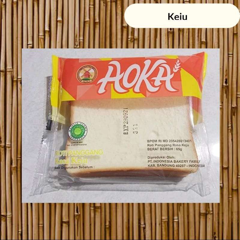 Jual Roti Aoka 60g/ Roti Panggang Aoka di Seller Suka Snack - Pondok ...