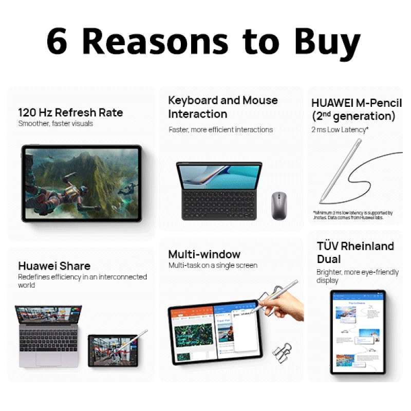 Jual Huawei Matepad 11 Tablet [6+64gb] | 120 Hz Huawei Fullview Display ...