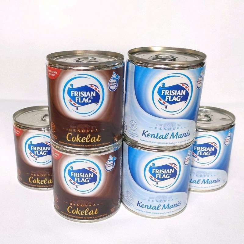 Jual Susu Kental Manis SKM BENDERA KALENG 370gr - Putih di Seller JnB ...