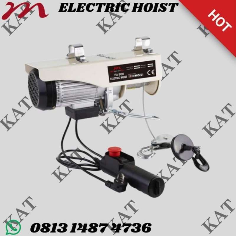 Jual Electric Hoist PA 800 MULLER Takel Listrik 800KG 18 Meter di ...