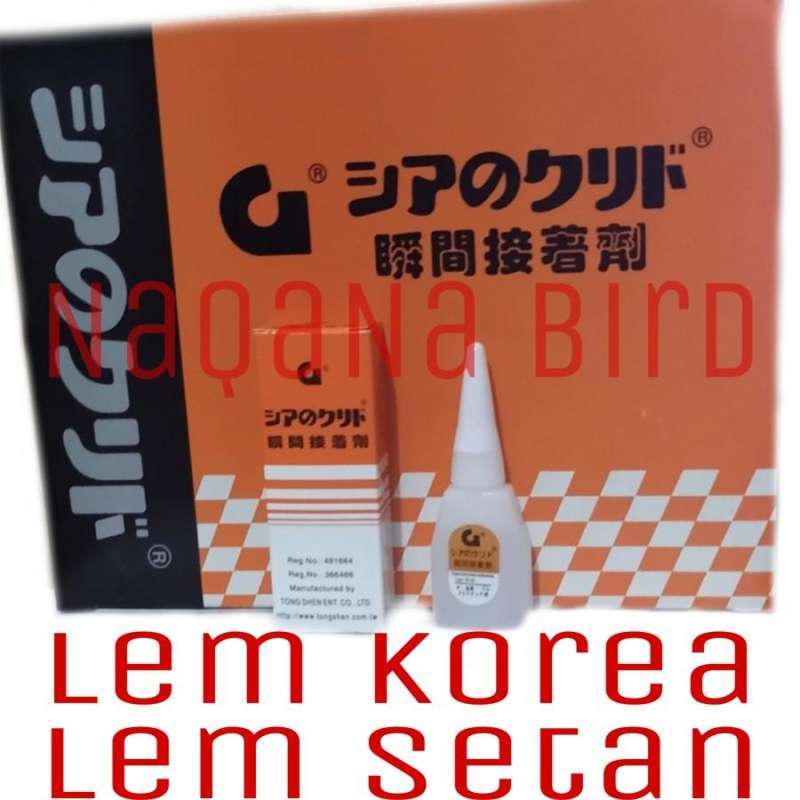 Jual Lem korea atau lem setan Kuat dan tahan lama di Seller Lagenda pakan hewan - Jati Mekar ...