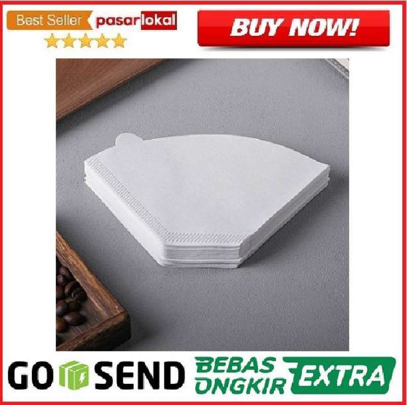 Jual Kertas Filter Saringan Kopi V60 100 PCS di Seller pasarlokal ...